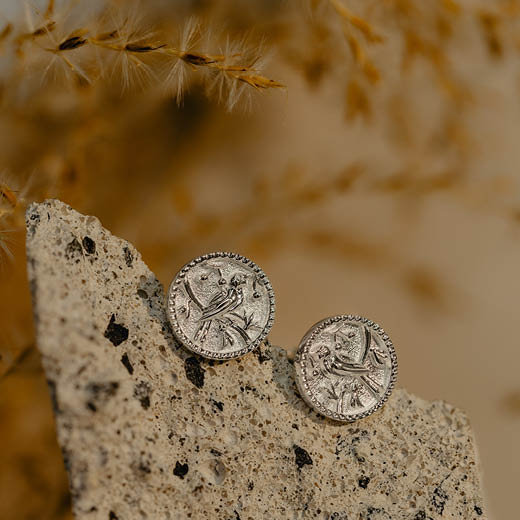 Tui Coin Studs (Admired) – Evolve Inspired Jewellery