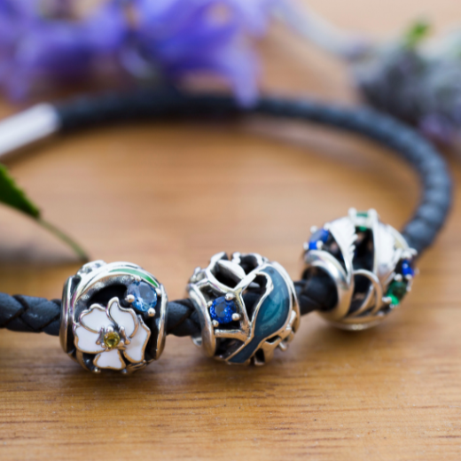 Mt Cook Lily (Confidence) | Enamel Charms | Evolve Inspired Jewellery